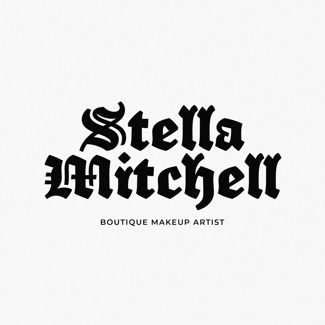 Premade Logo | Gothic Logo Design | Modern Old English | Brand Logo ...