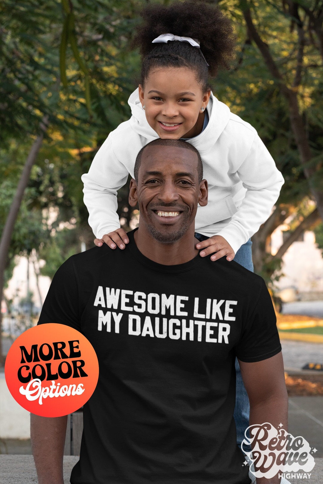 Funny Shirt for Men Awesome Like My Daughter Fathers Dad - Etsy