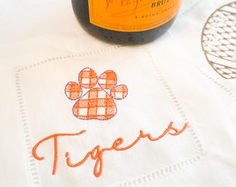 Tiger Cocktail Napkins, 3 Ply Paper Napkin, Qty 15 Pkg, Game Day Ready ...