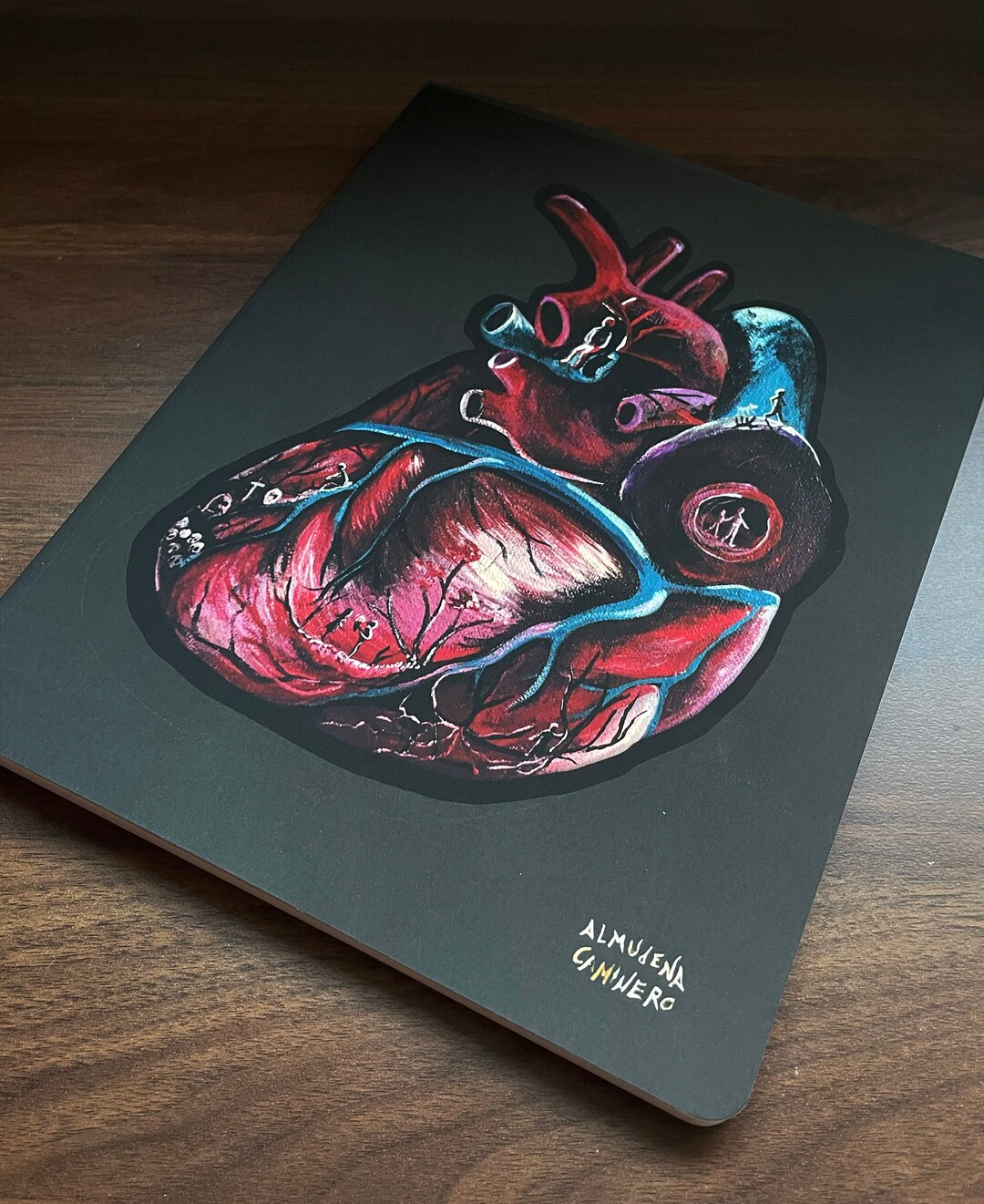 Anatomical Heart Notebook - Etsy