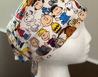 Set of 3 Snoopy / Peanuts Surgical Scrub Caps With Ties - Etsy