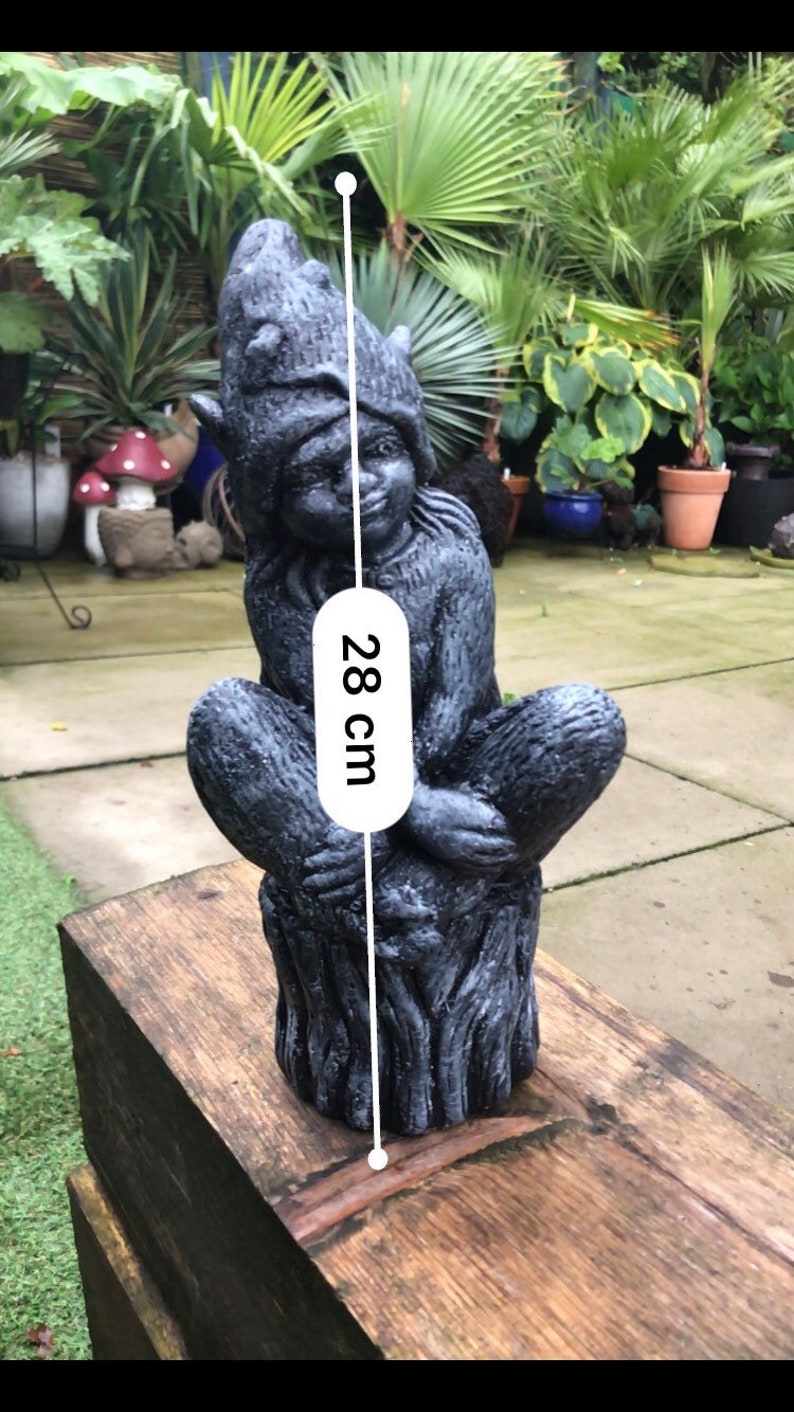 Stone/cre Elf Fairy Angel Gnome Fairy Garden Statue White - Etsy UK