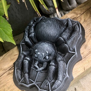 Stone/cre Large Tarantula Spider Garden Statue or Home Decor-handmade ...