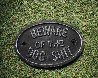 Funny Dog Poop Sign - Etsy UK