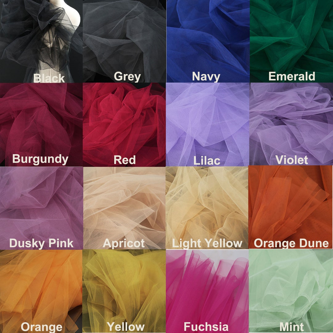 Net Tulle Mesh Lace Fabric Wedding Accessories Fabric Tulle for Party ...