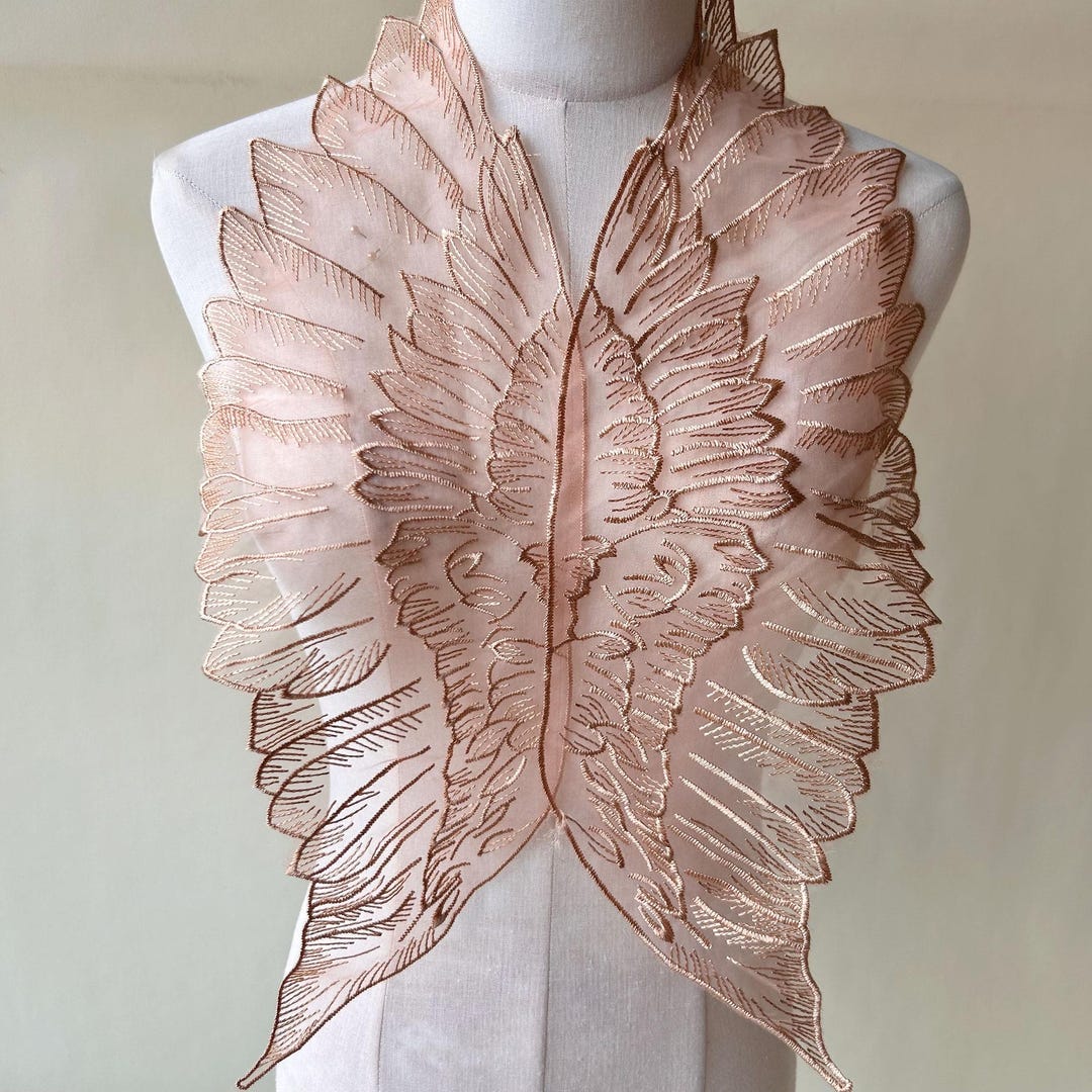Mirror Pair Angel Wings Patch Sewing Lace Wings for Costumes Dress - Etsy