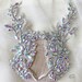 Mirror Pair Colorful Rhinestone Applique Crystal Embroidery - Etsy