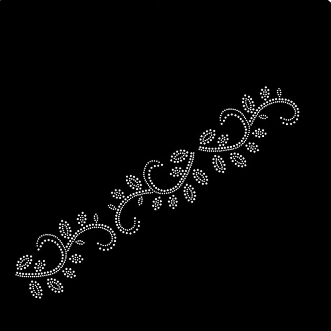 Sparkling Leaves Vines on Design Rhinestone Leaf for Costumes Craft ...