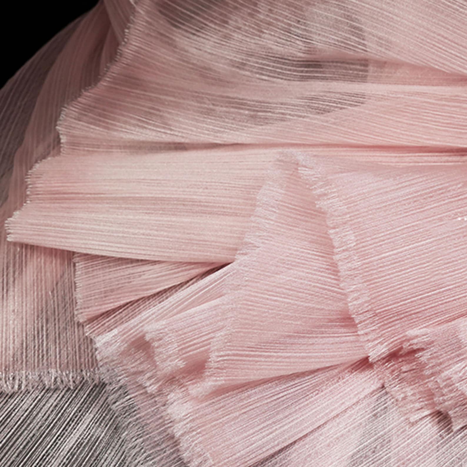 Ruffle Fabric Stiff Pleated Fabric Texture Organza Fabric for - Etsy