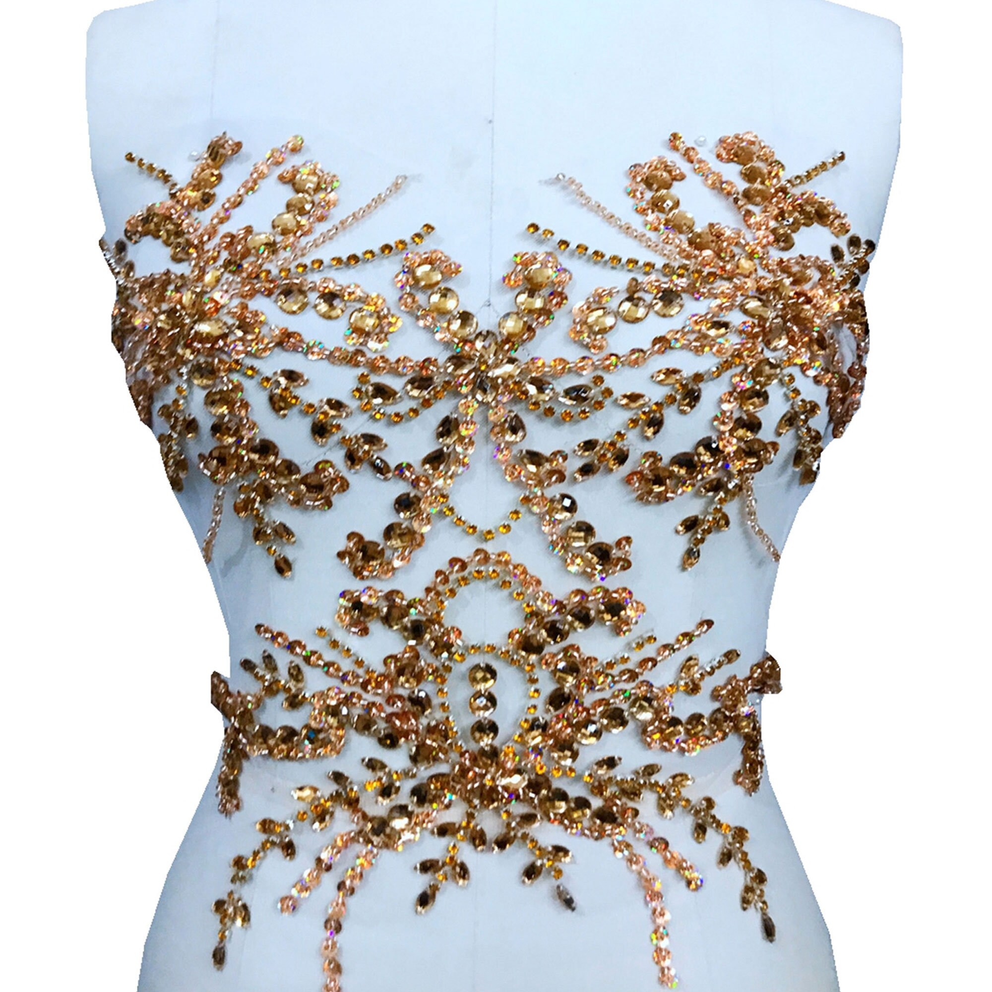 Beaded Bodice Applique Party Bodice Patch Bling Addition for - Etsy