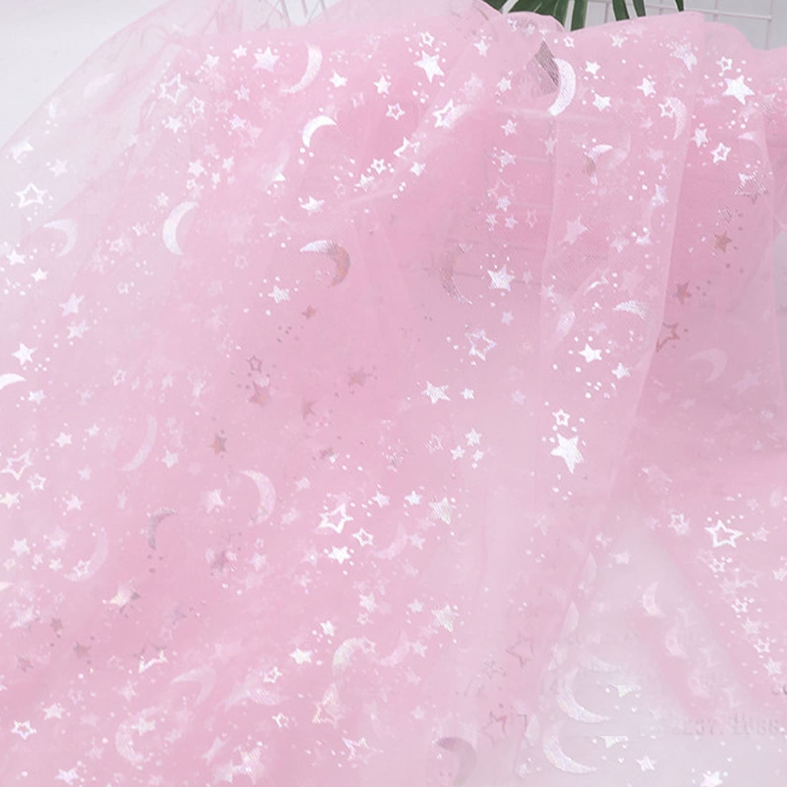 Colorful Star Moon Lace Fabric By the yard Party Costumes | Etsy