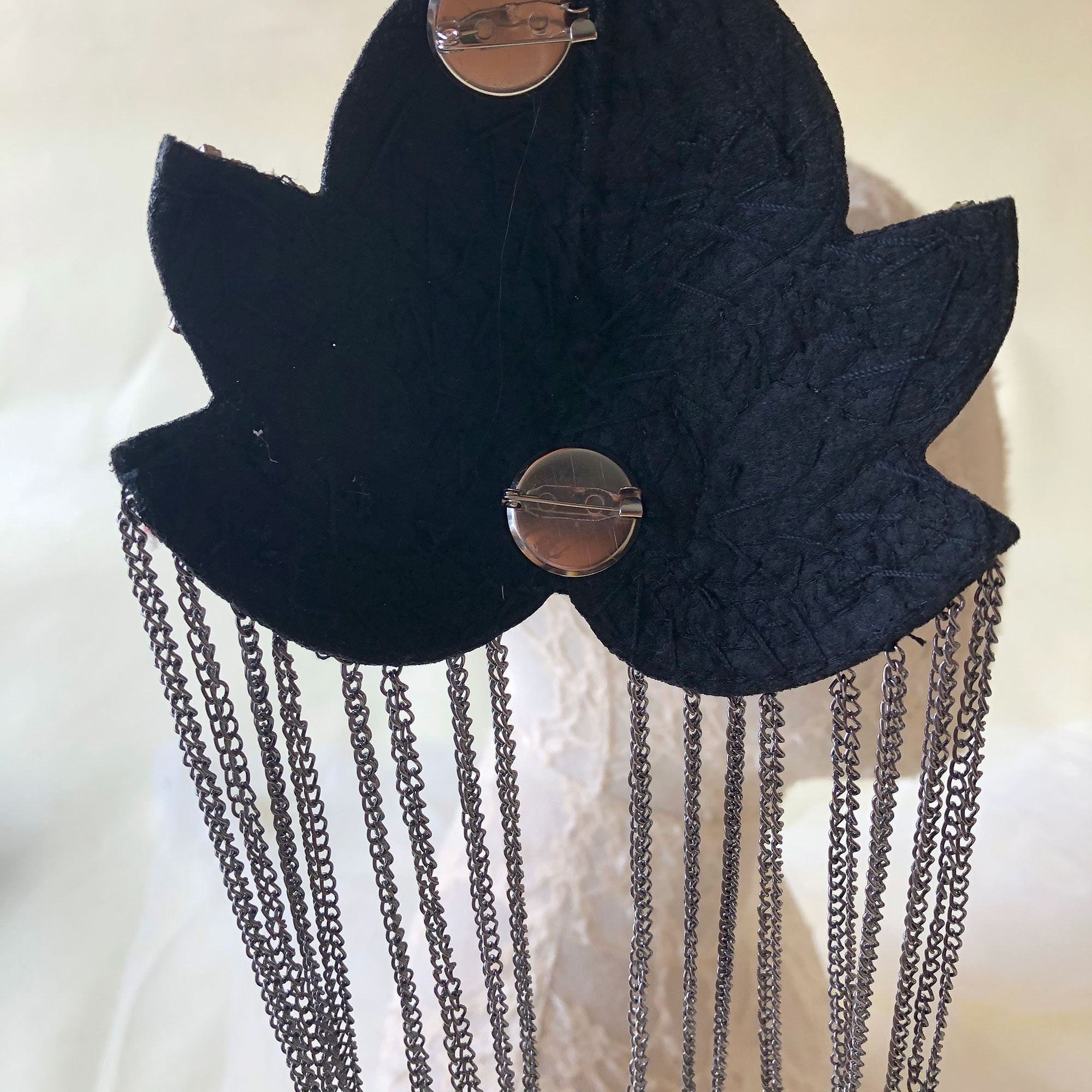 1 Pair Rhinestone Tassel Chain Epaulet Blazer Jacke Shoulder | Etsy