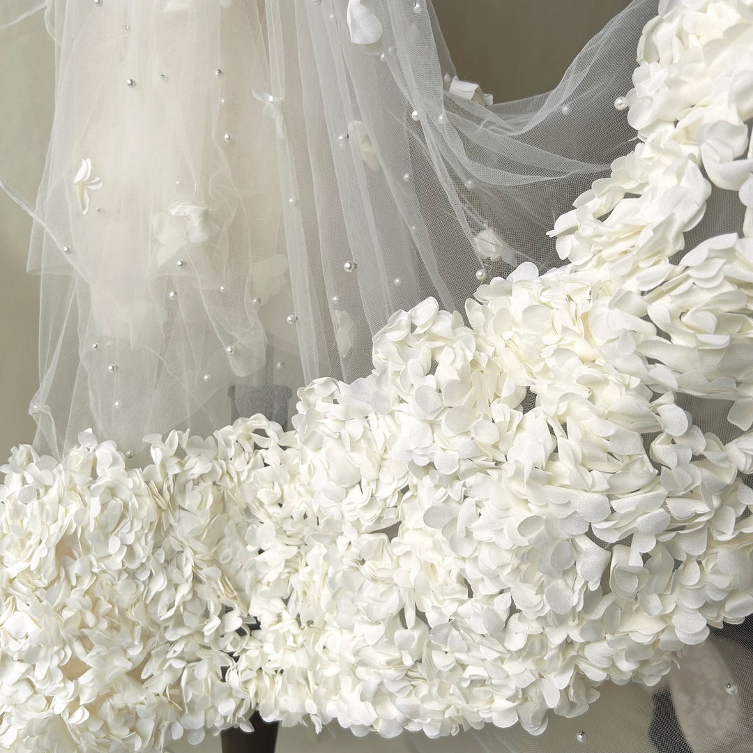 Apricot Lace Fabric Beaded Flower Lace Overlay for Prom Dress Wedding ...