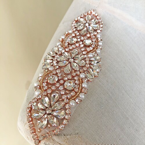 Sparkling Rhinestone Applique Crystal Diamante Patch for - Etsy