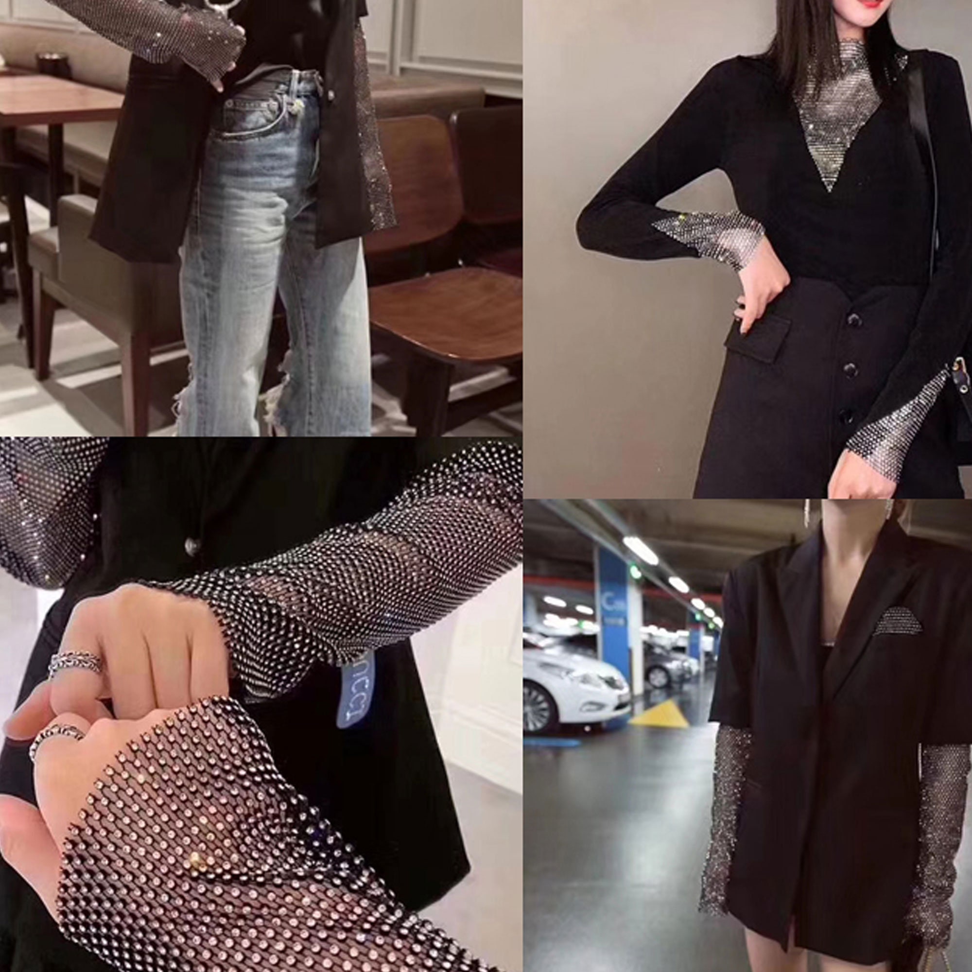 Bling Rhinestone Fabric Sparkling Rhinestone on Design for - Etsy