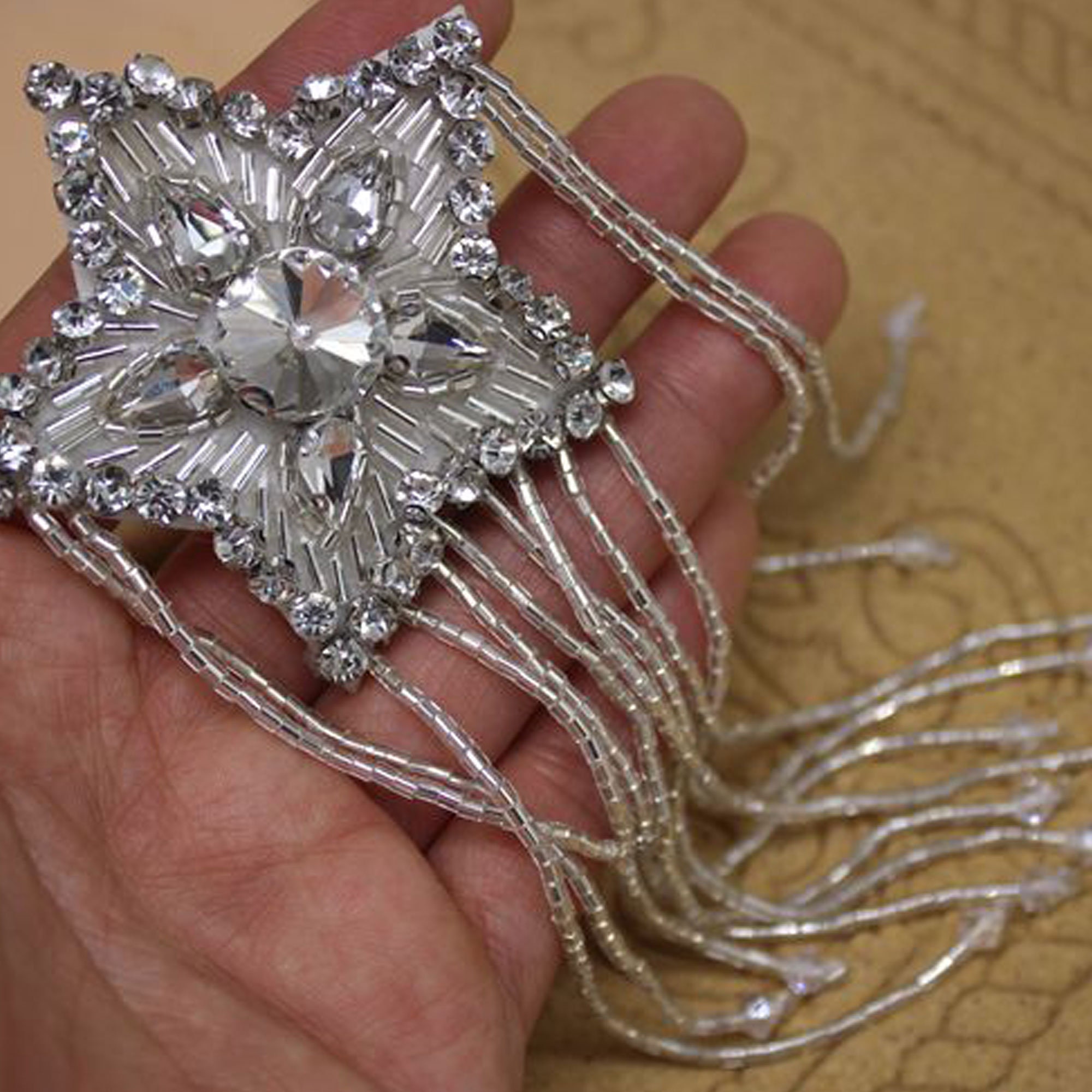 Star Epaulette Applique Shooting Star Shoulder Patch Beading - Etsy