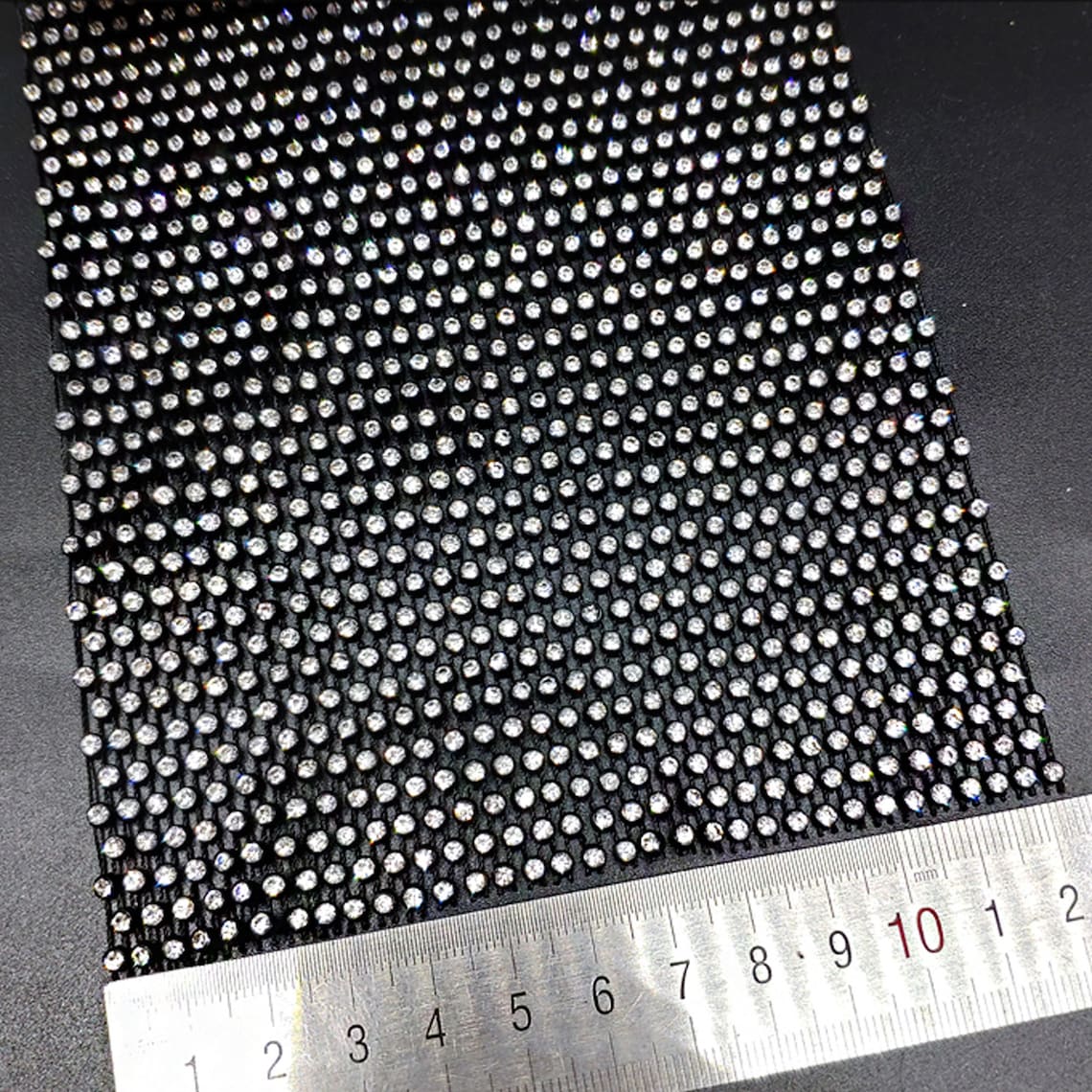 Bling Rhinestone Fabric Sparkling Rhinestone on Design for - Etsy