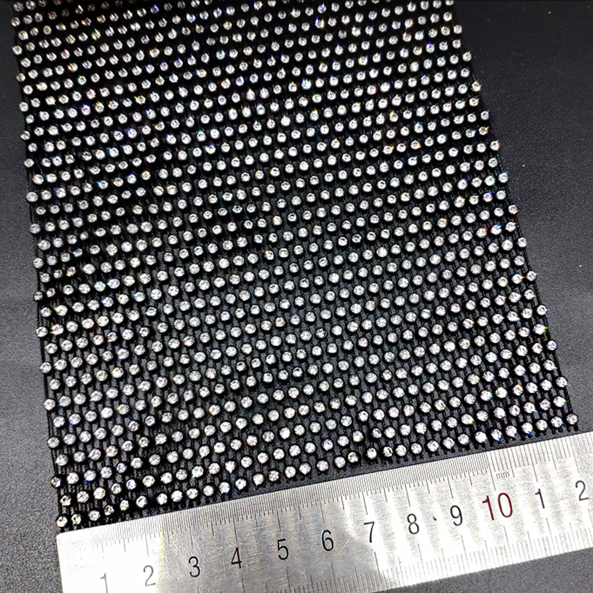 Bling Rhinestone Fabric Sparkling Rhinestone on Design for - Etsy