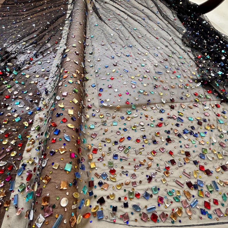 Mesh Rhinestone Dress - Etsy