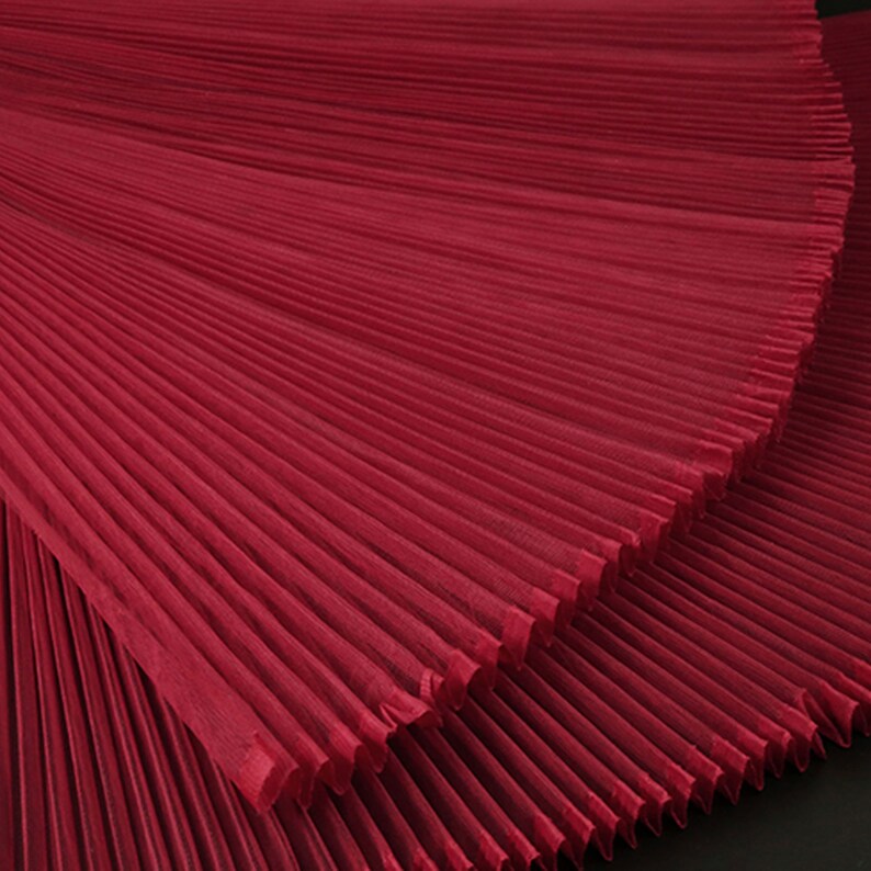 Ruffled Pleated Fabric Stiff Texture Fabric for Stage Decoration Prom ...