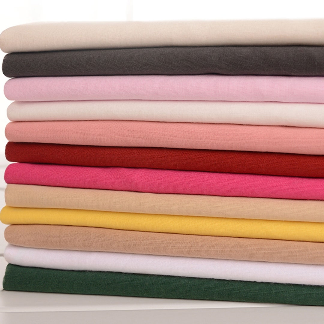 Cotton Lining Fabric Solid Color Cotton Fabric Cloth for Crafting,dress ...