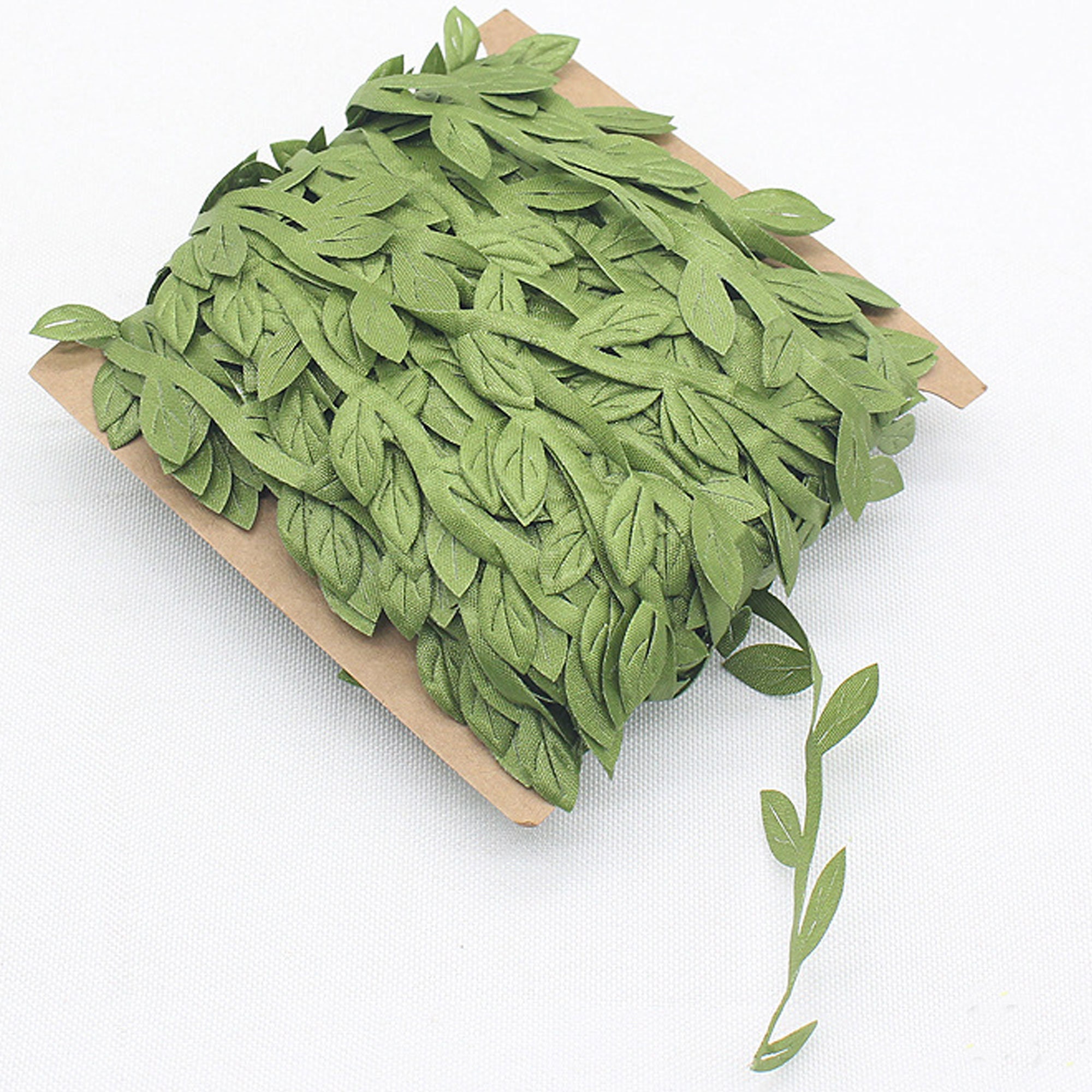Olive Leaf Ribbon Green Leaf Artificial Vines String Trim Wild - Etsy