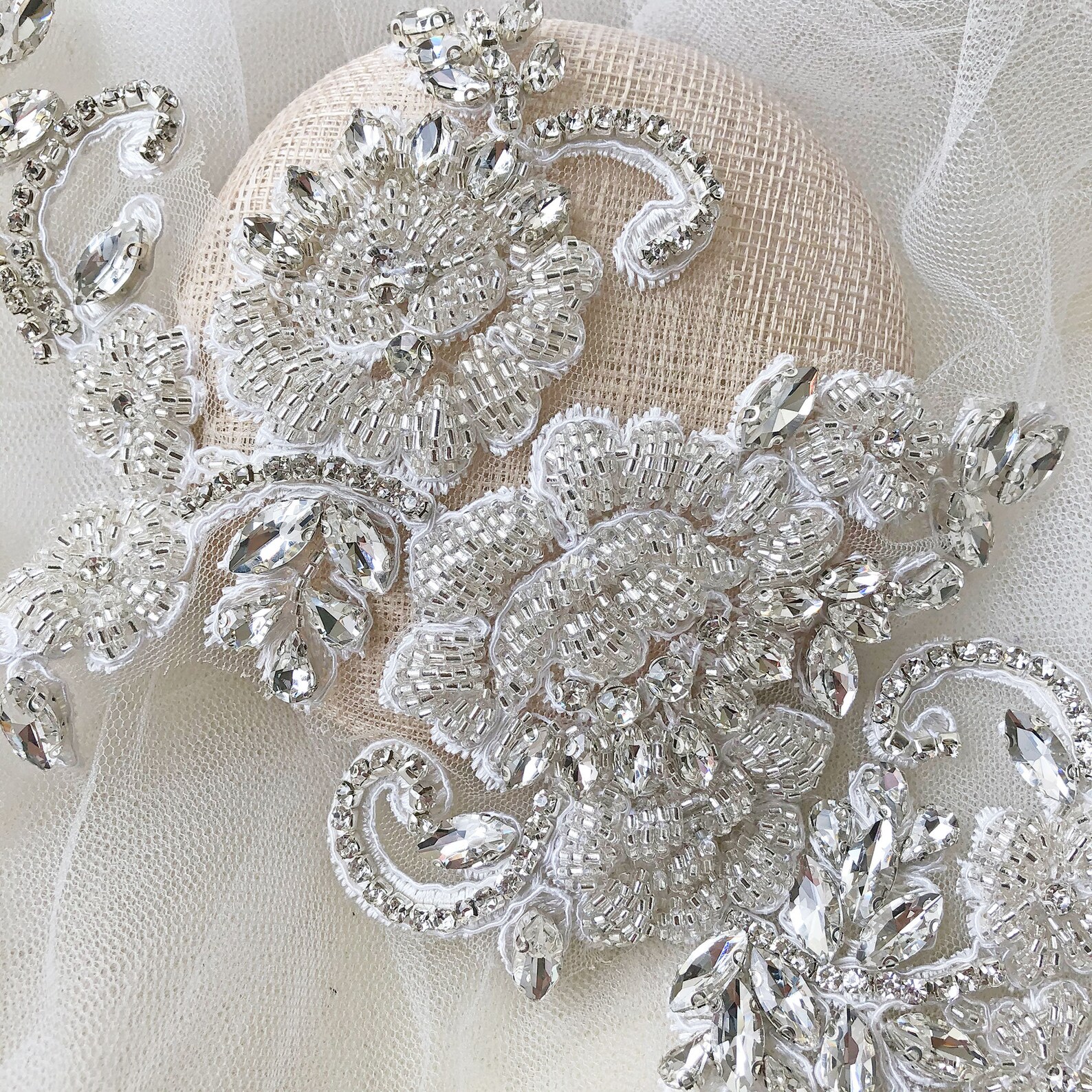 Bling Rhinestone Applique Crystal Beaded Embroidery Patch | Etsy