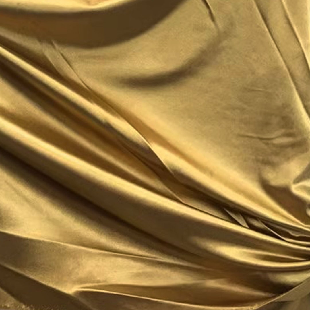 4 Ways Stretch Fabric Elasticity CHARMEUSE Fabric for Party Dress,dance ...