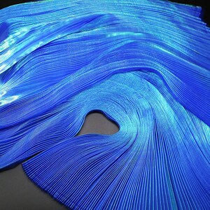 Shiny Ruffle Pleated Fabric Stiff Texture Fabric for Performance ...