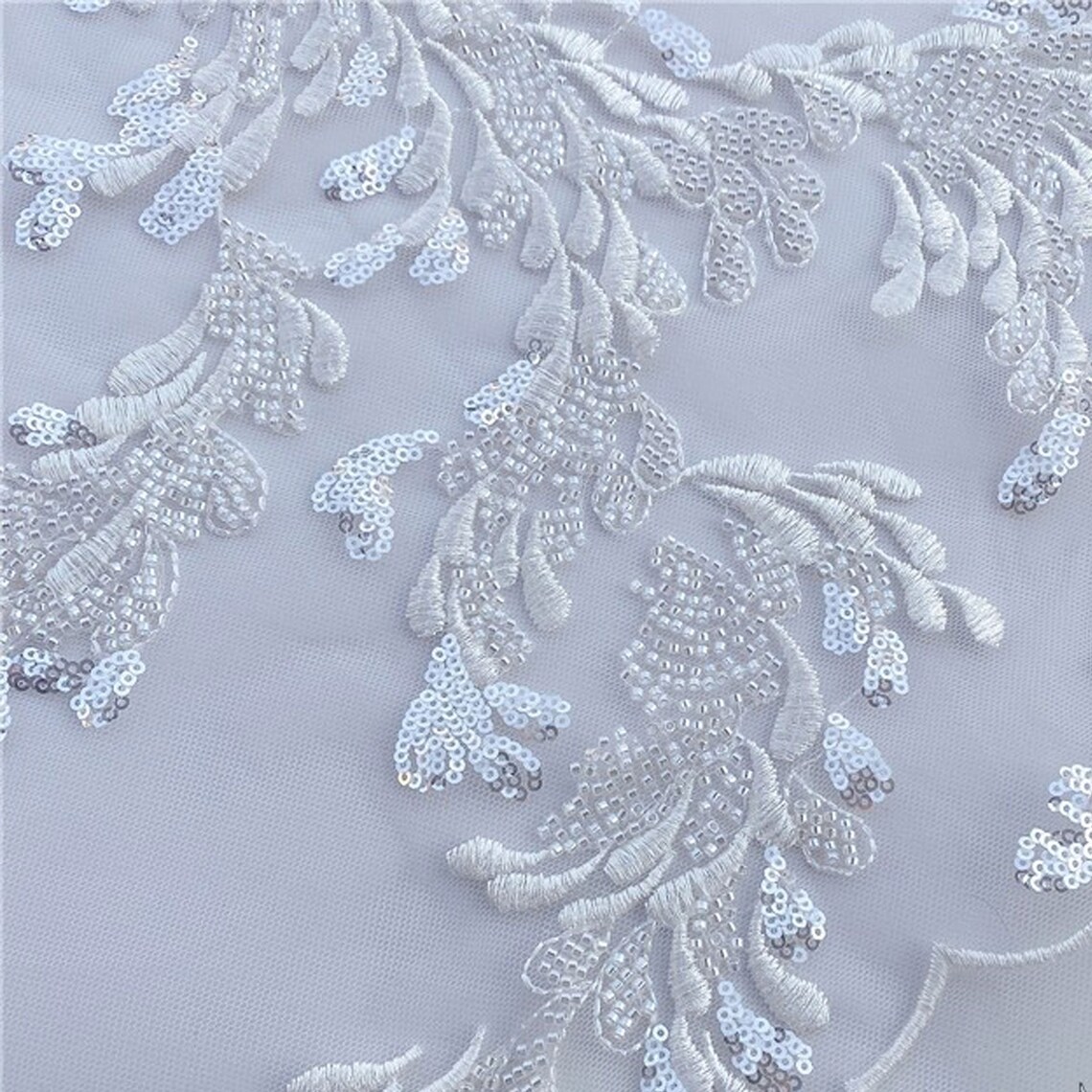 Luxury Beaded Sequined Leaves Lace Patch Embroidery Beads Lace - Etsy