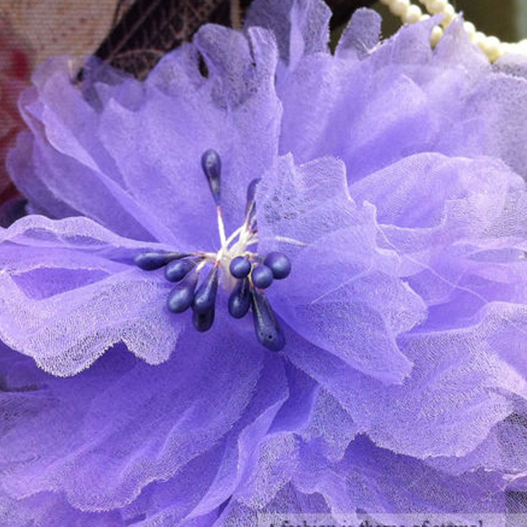 3D Flower Motif Stunning Flower Applique Party Supply for Brooch ...