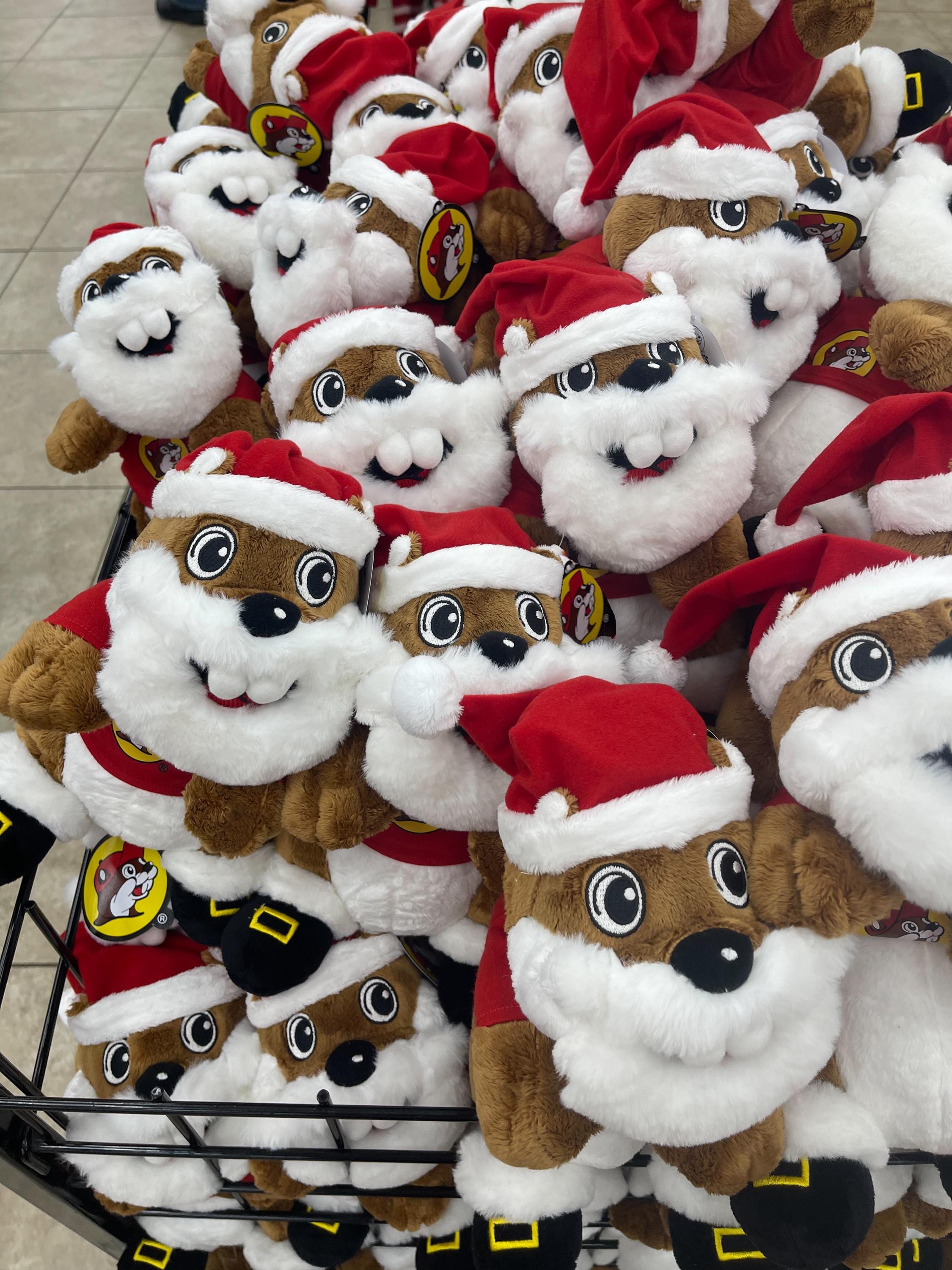 Buc-ees Christmas Plush, Santa Stuffed Animal, Santa Claus Stuffed ...