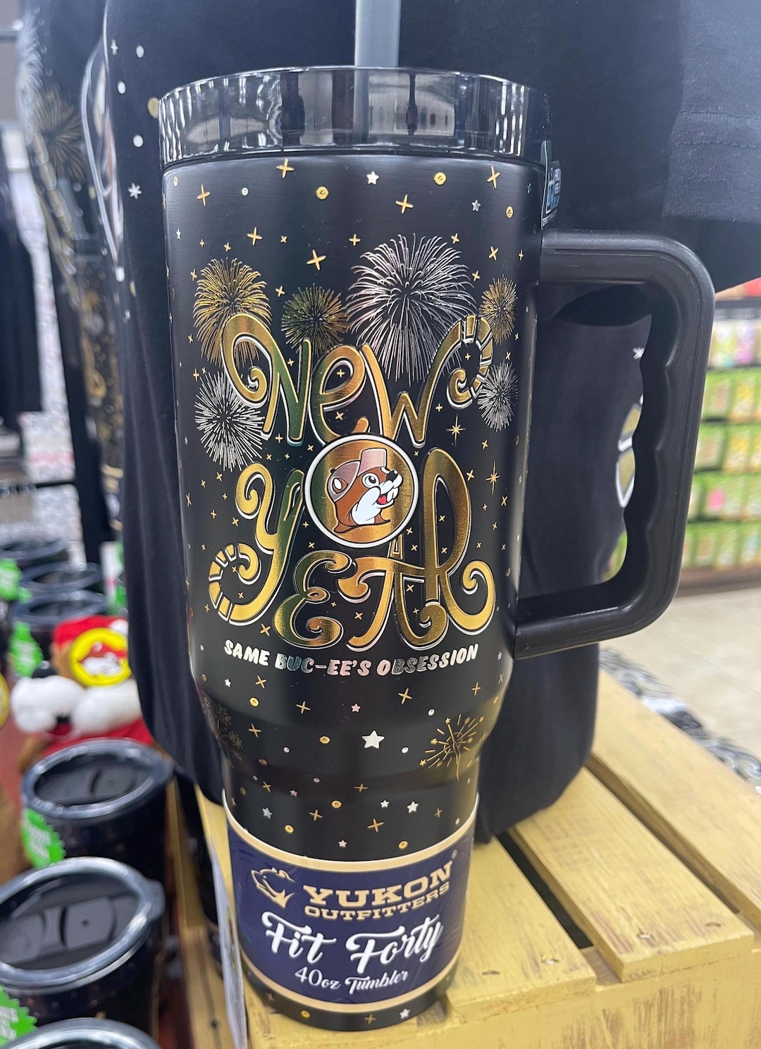 Buc-ee’s New Years 2025 Glow in the Dark 40oz Tumbler, Bucees Tumbler ...