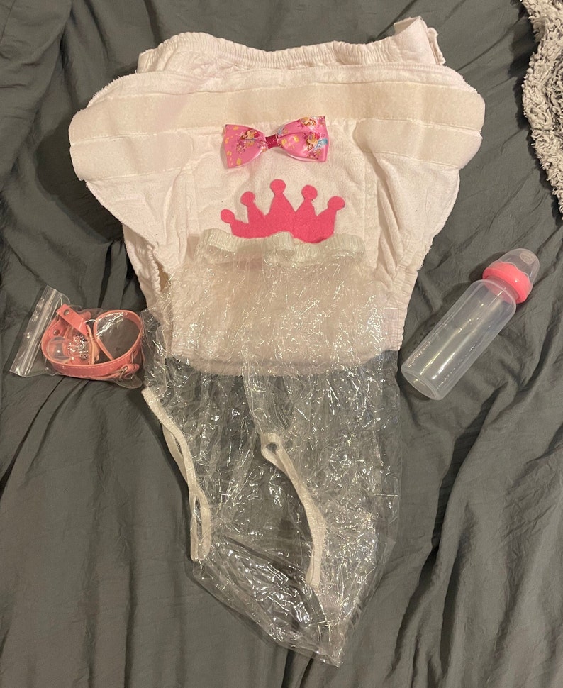 Princess Reusable ABDL Diaper Bundle | Etsy