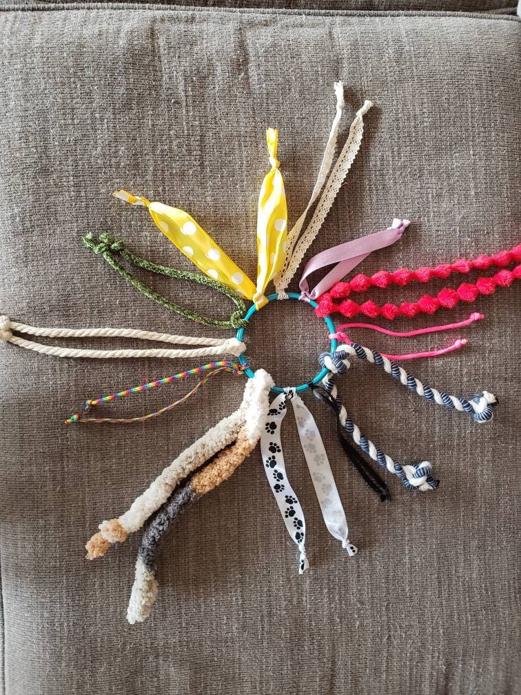 Baby/infant Sensory Learning Toy, String or Rope Ring - Etsy