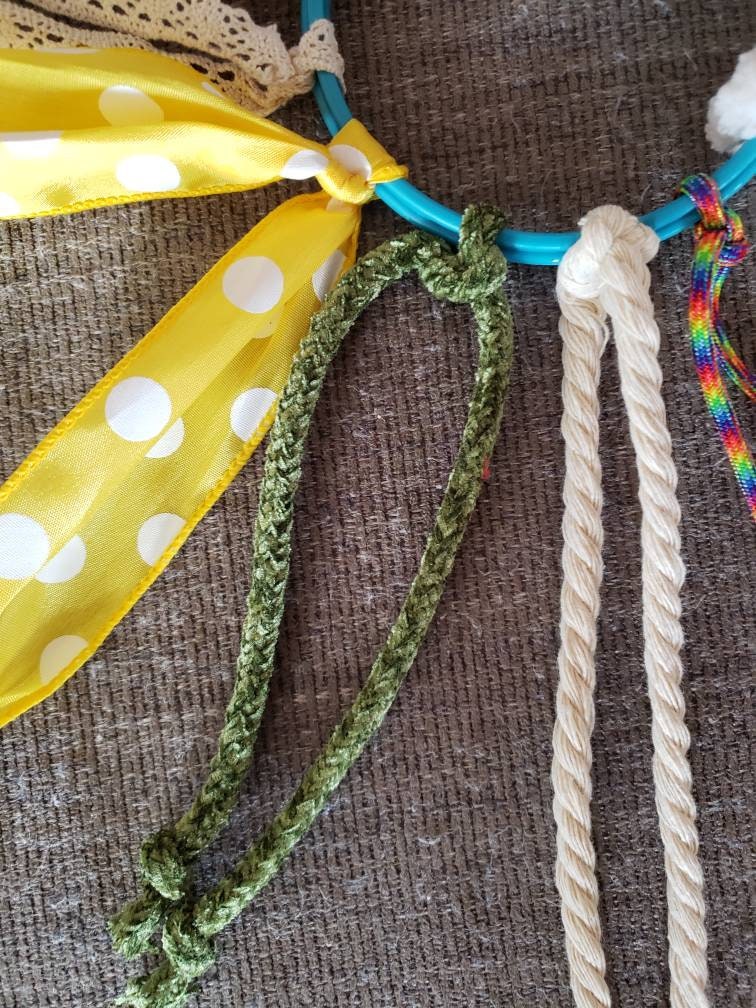 Baby/infant Sensory Learning Toy, String or Rope Ring - Etsy
