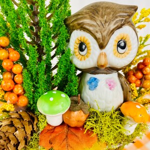 Vintage Fall Owl Decor / Vintage Spice Tin / Vintage Owl / - Etsy
