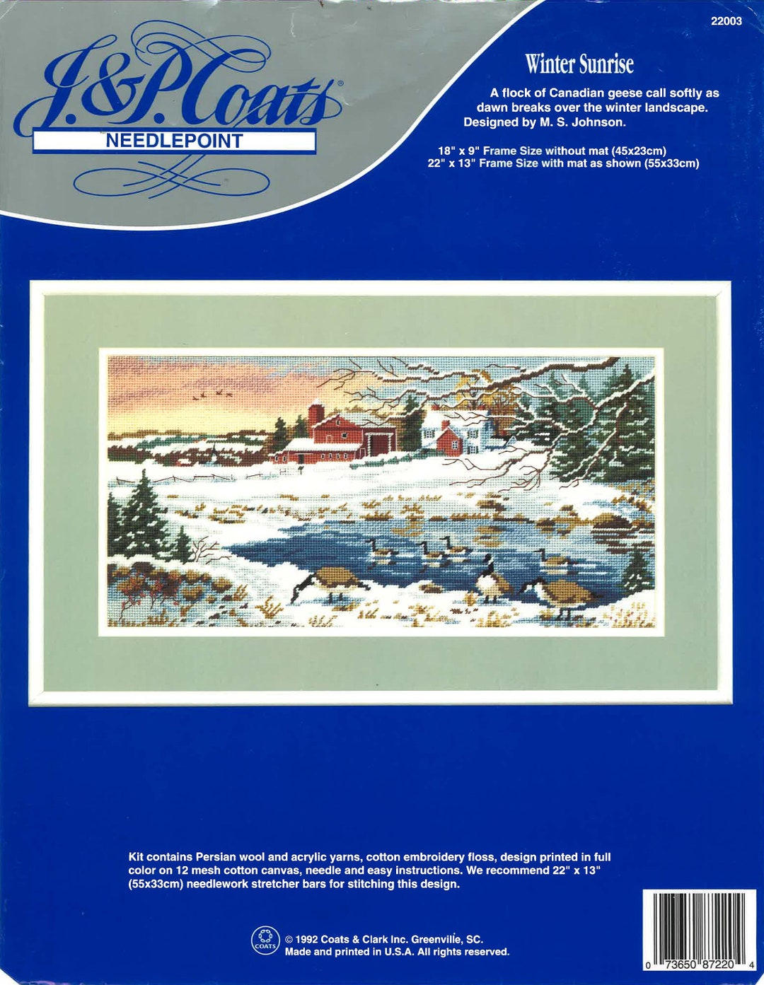 Vintage Crewel Embroidery Pattern / Vintage Embroidery / Winter ...
