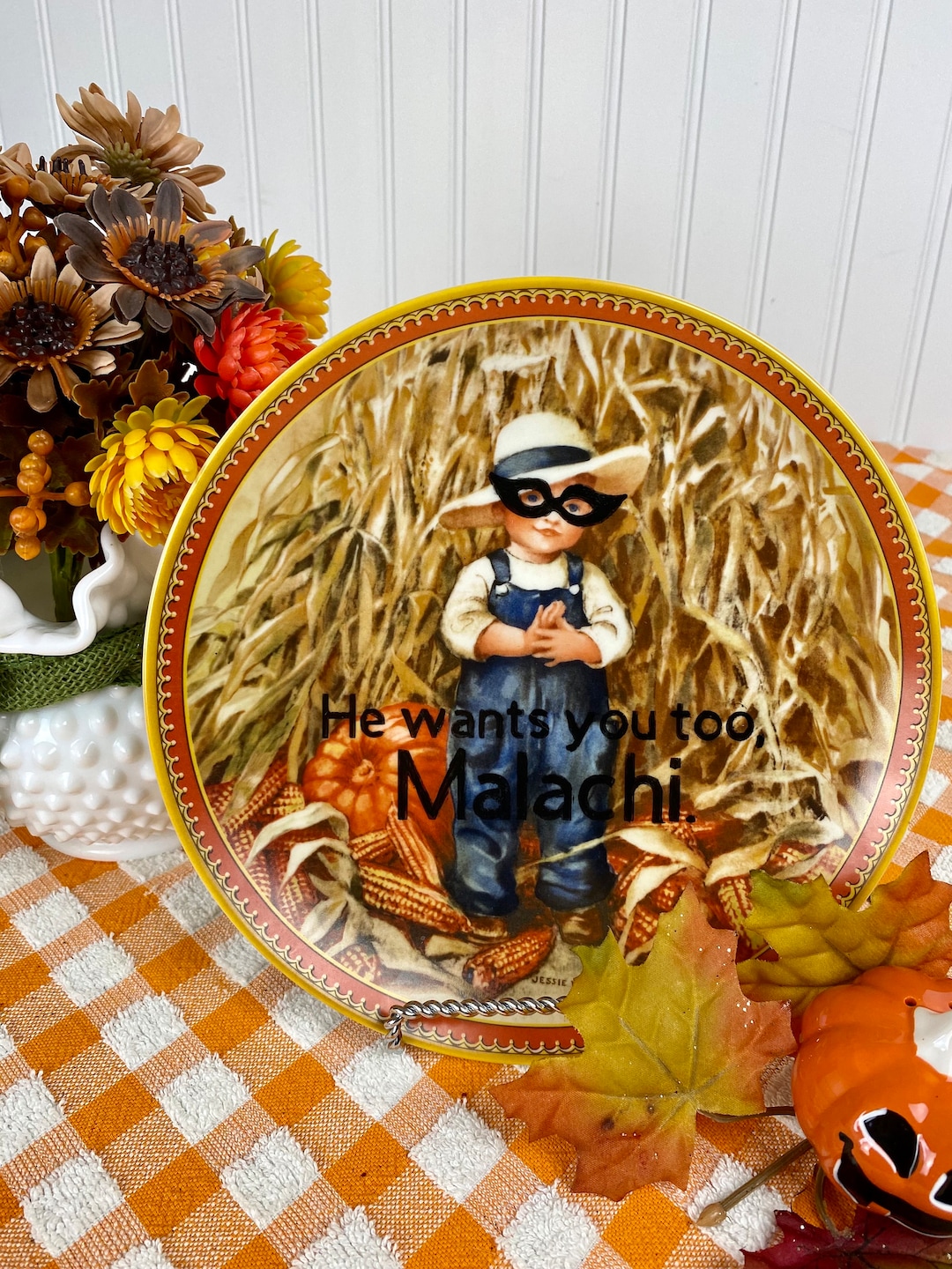 He Wants You Too, Malachi / Corn Children / Funny Plate / Vintage Plate ...