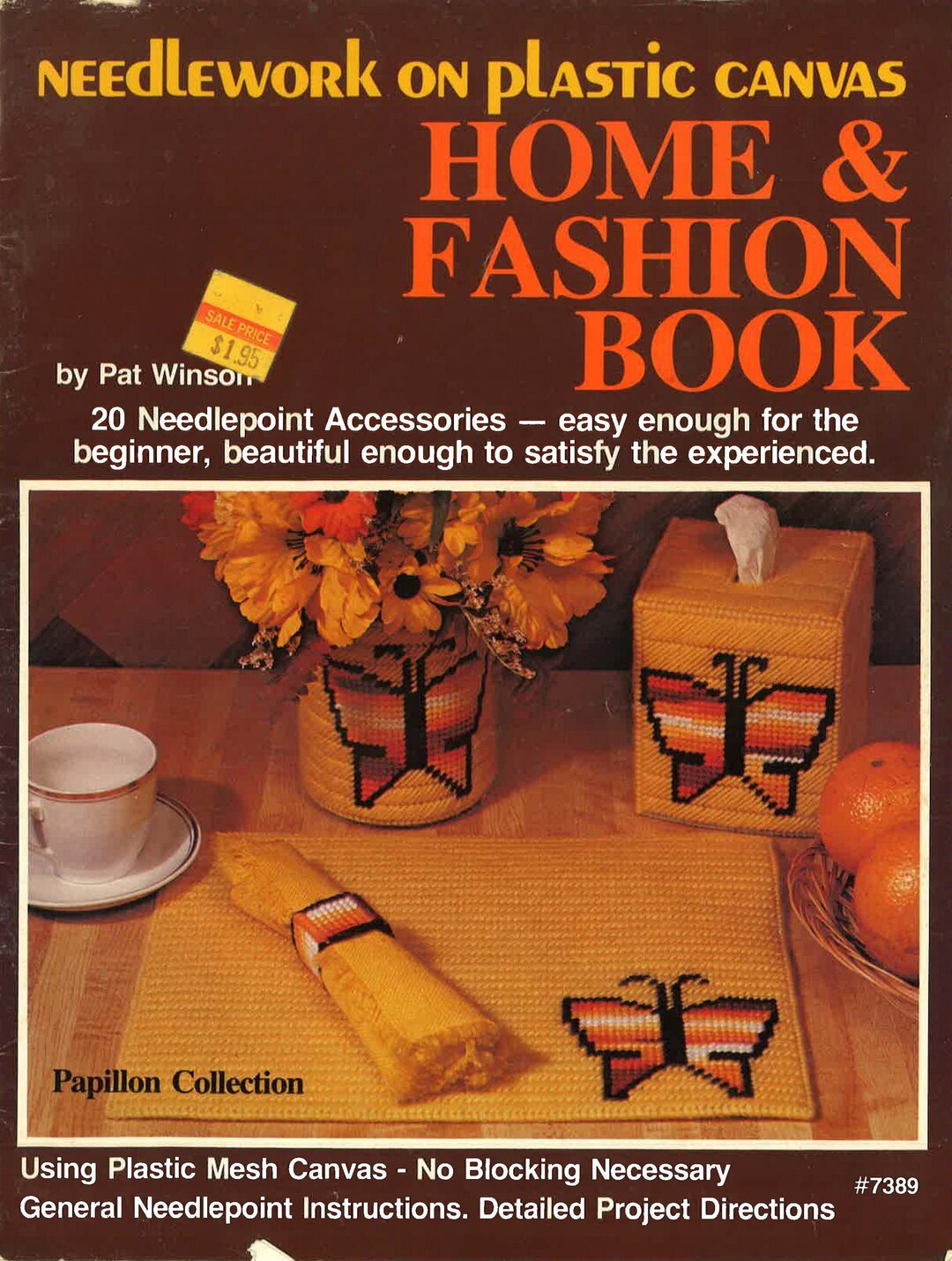 Vintage Plastic Canvas Pattern Book / Plastic Canvas Patterns ...