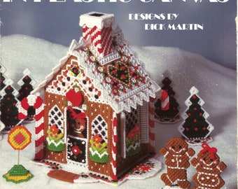 Plastic Canvas Gingerbread House Pattern Vintage Plastic - Etsy UK