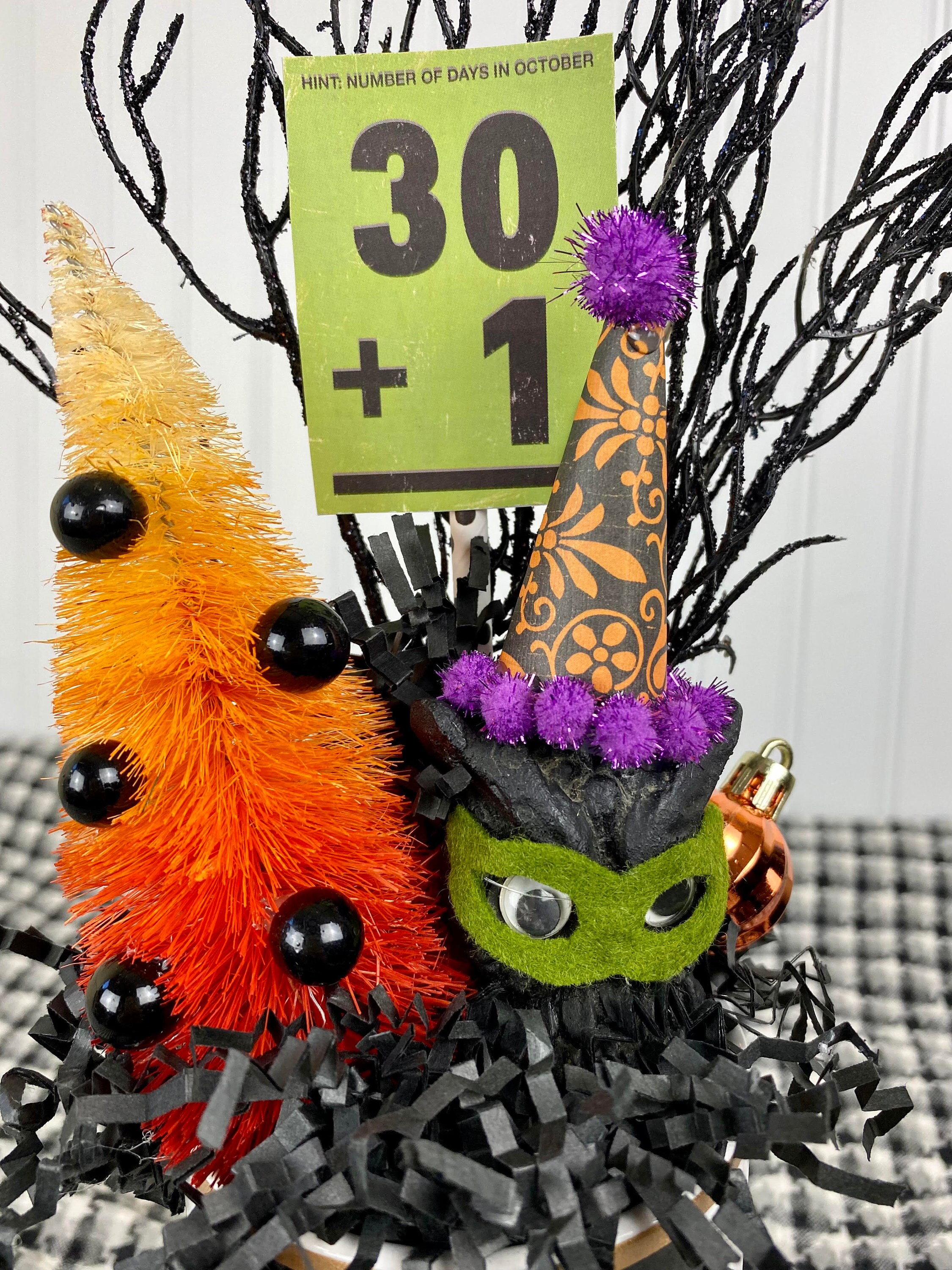 Vintage Halloween Decor / Retro Halloween Decor / Halloween Decoration ...