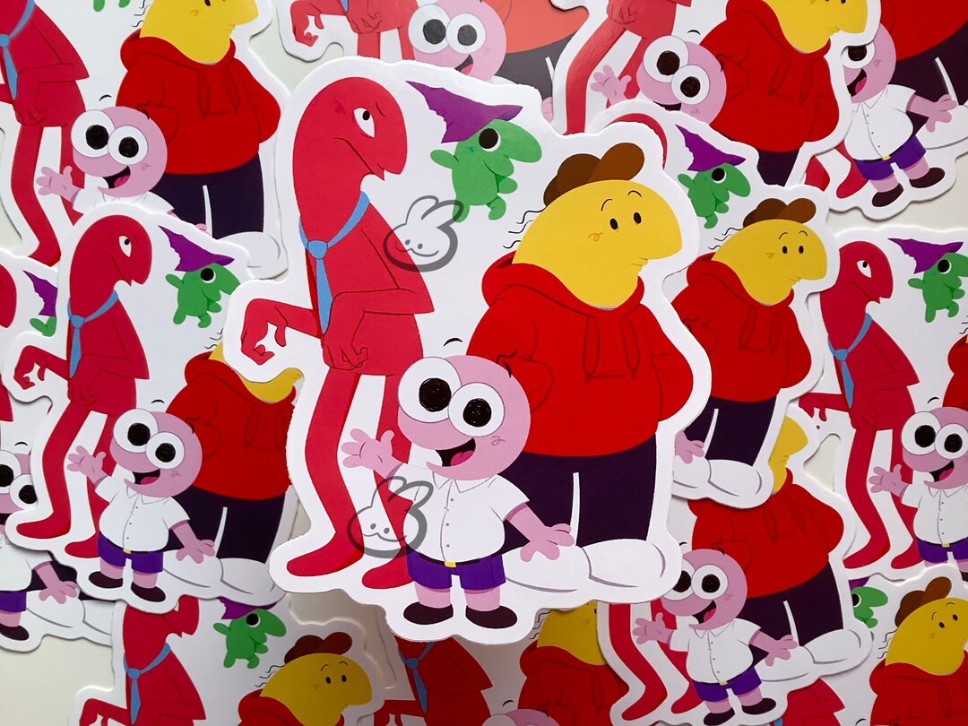 Critter Friends 4 Sticker Jumbo SF Weatherproof Vinyl Stickers Free ...