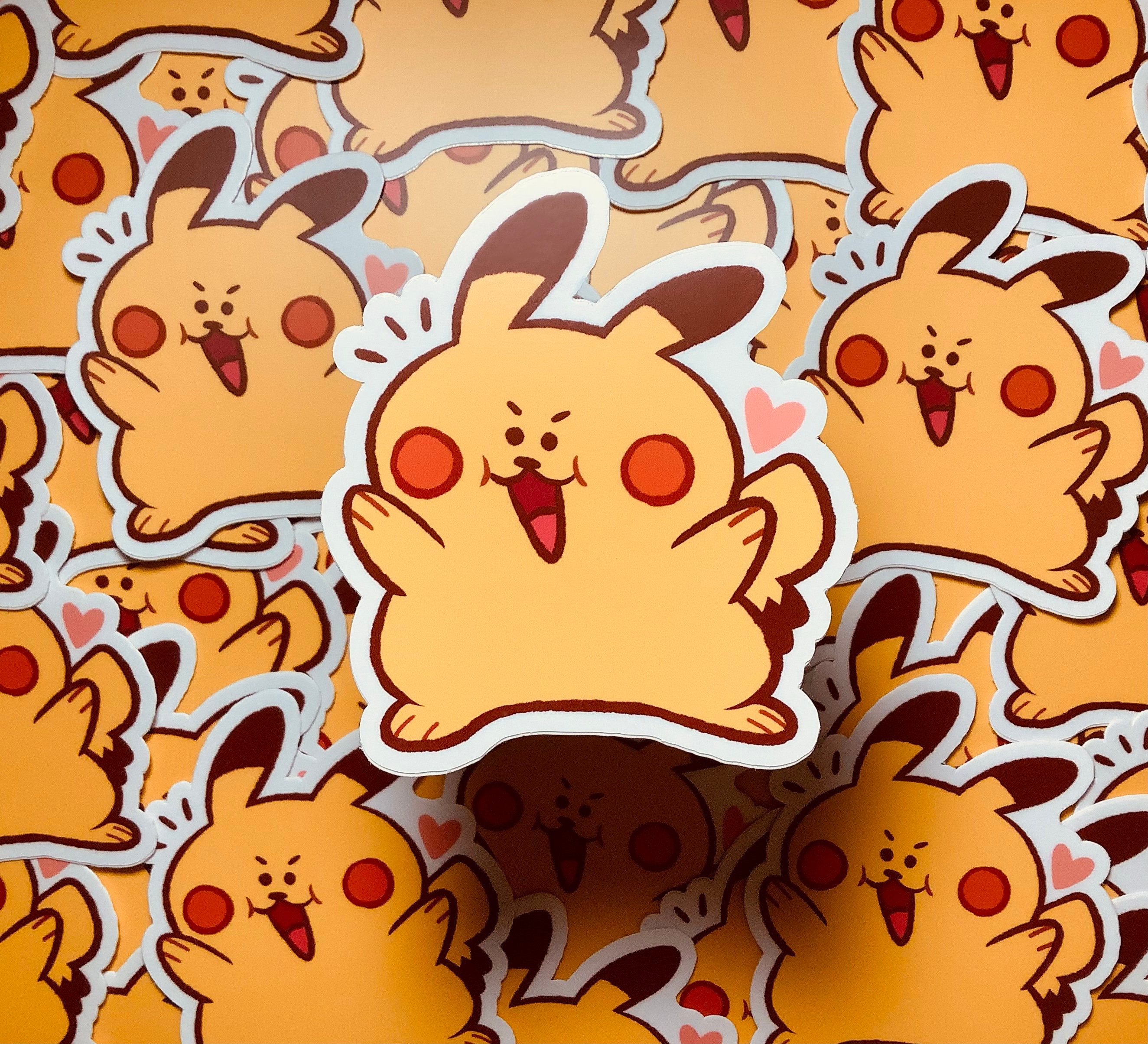 Chonky Mouse Sticker Matte / Glossy Vinyl Cute Yellow Mouse - Etsy Canada