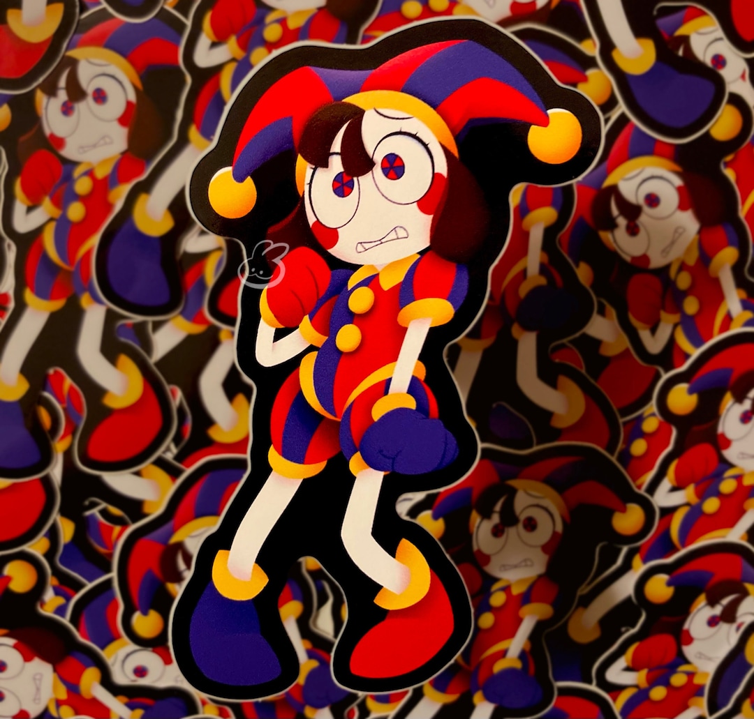 Pomni Sticker | 4” TADC the Amazing Digital Circus Stickers | Glossy ...
