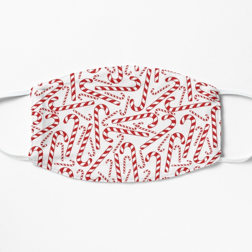 Candy Cane Digital Paper, Seamless Candy Cane Fabric Pattern, Christmas ...