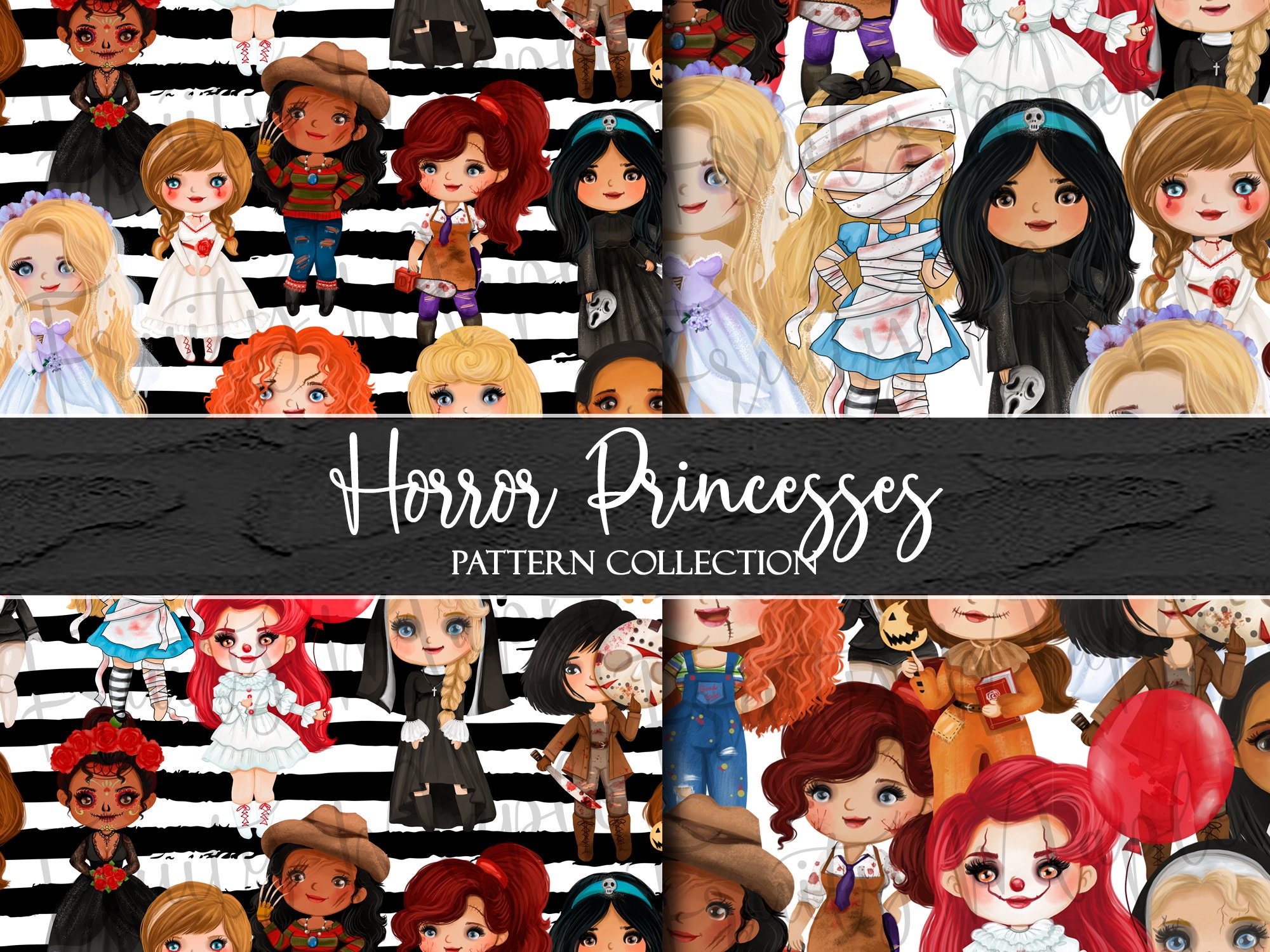 Drawing & Illustration Digital Art & Collectibles Horror Princess ...