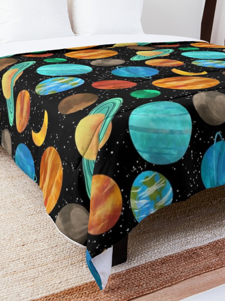 Planets Seamless Pattern, Space Digital Paper, Space Clipart Pattern ...