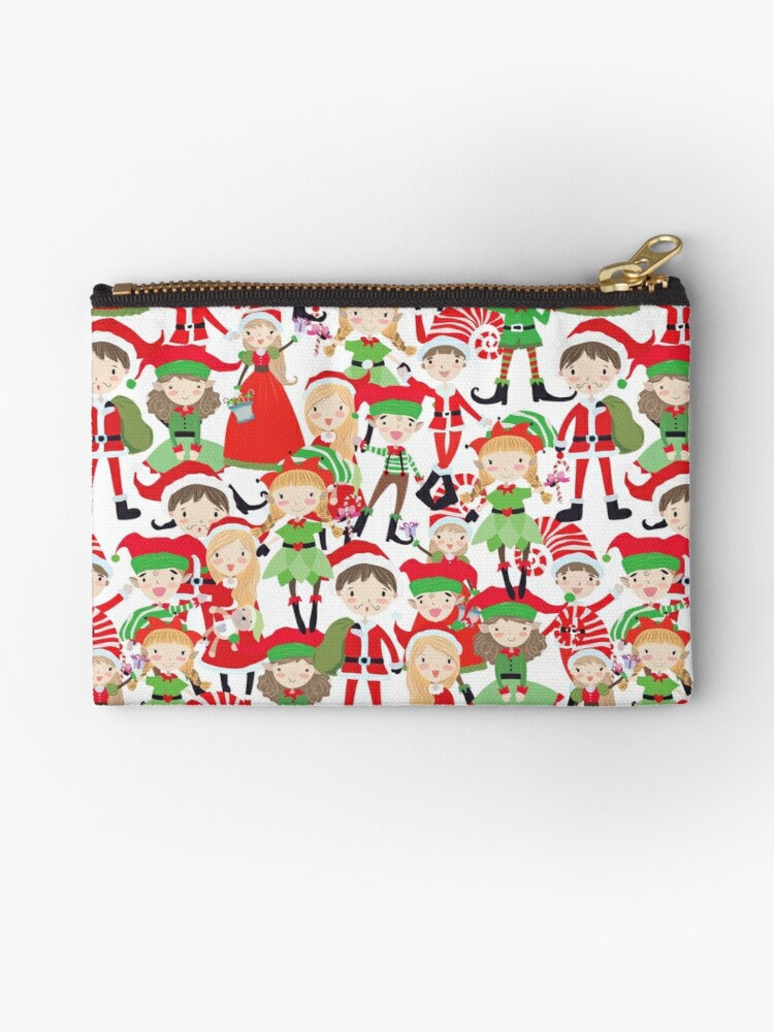 Christmas Seamless Pattern Santa Elves Scrapbooking Christmas - Etsy