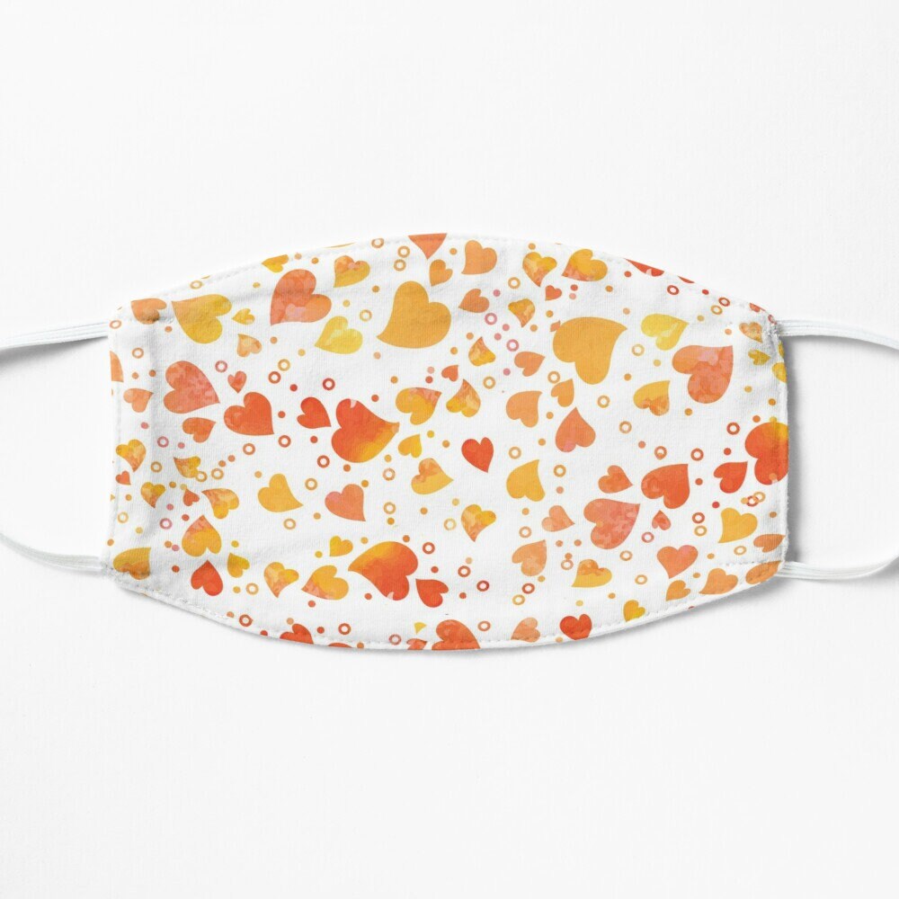 Autumn Hearts Seamless Pattern, Heart Digital Paper, Fall Hearts ...